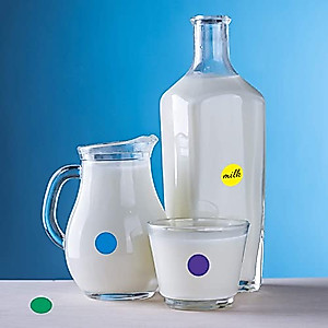 Starboling 2800PCS 0.5Inch 10 Colors Color Coding Labels Circle Dot Stickers,Can Writing for Office,Student Classroom and Other Scenarios.