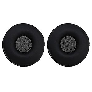 1 Pair Ear Pads Replacement Protein Leather Black Ear Cushions Replacement Headphones Pads Compatible with Sony MDR V150 V250 V300 ZX100 ZX110 Earphones