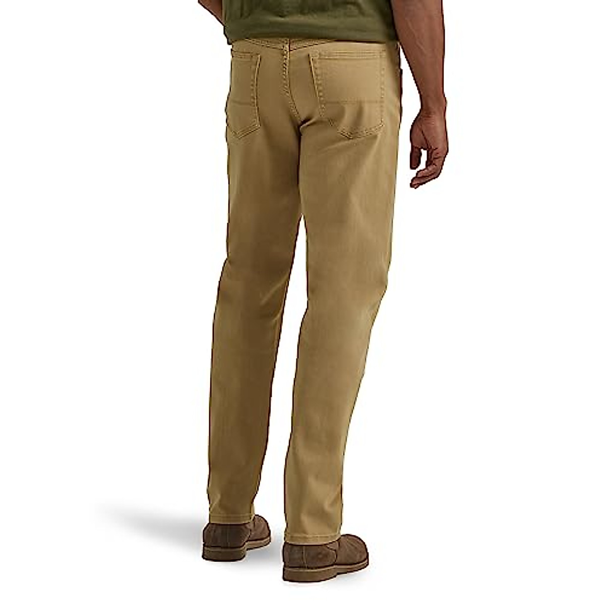 Wrangler Authentics Men's Classic 5-Pocket Relaxed Fit Flex Jean Harvest 34W x 30L