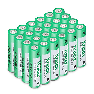 Kratax 24 Count AAA Alkaline Batteries AAA Alkaline Batteries, Long-Lasting, All-Purpose Triple A Battery for Household and Business