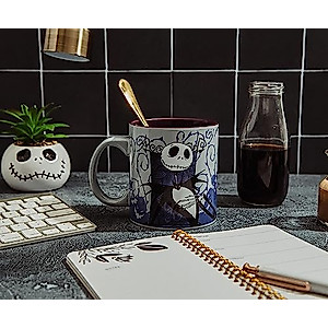 Silver Buffalo Disney Nightmare Before Christmas Jack Skellington Ceramic Mug, 20 Ounces