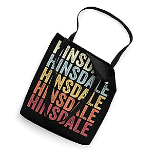 Hinsdale New York Hinsdale NY Retro Vintage Text Tote Bag