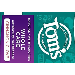 TOMS OF MAINE Cinnamon Clove Whole Care Toothpaste, 4 OZ