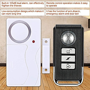 HENDUN Bundles of Wireless Door Alarm 2 Sets with Remote and 4 Sets Without Remote