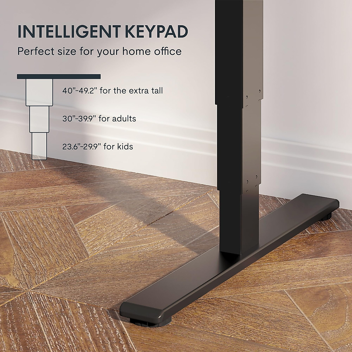 FLEXISPOT E6 Essential 3 Stages Dual Motor Electric Standing Desk 55x28 Inch Whole-Piece Board Height Adjustable Desk Electric Sit Stand Desk(Black Frame + Special Walnut Desktop, 2 Packages)