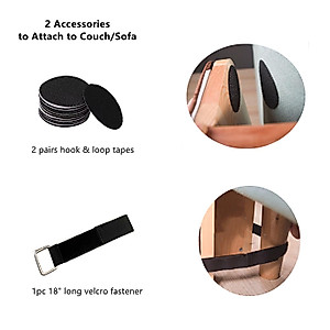 SHENGOCASE 20.5" Tall No Drilling Wall Sofa Couch Corner Cat Sisal Scratcher,Scratching Post,Replaceable Sisal Scratch Pad Mat, Couch Protector