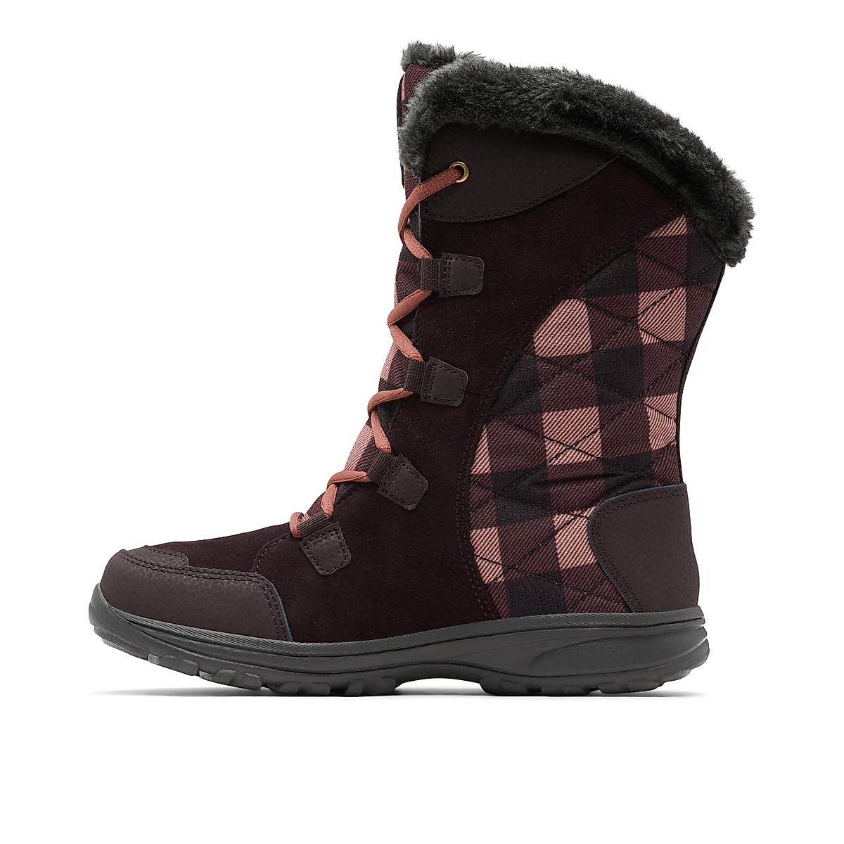 Columbia Women's Ice Maiden II Snow Boot, New Cinder/Crabtree, 10 M US