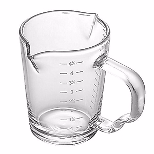 150ml Glass Measuring Cup Double Spouts Espresso Cup Shot Glass Heat-Resistant Handle Transparent Scale Ounce Measure Jugs Mixing Mug for Bar Party Wine Milk Coffee Liquid Heavy Glass Measuring Cup