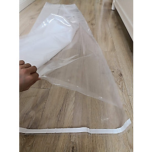 ComfortHome 4 Mil Extra Thick Sealable Mattress Bag with Adhesive Strip for Moving and Storage, Heavy Duty, Fits Twin Full and Queen Size, 2 Pack