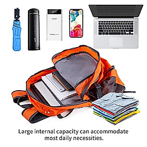 Sharkborough Daypack Backpacks, Orange, 40 Long