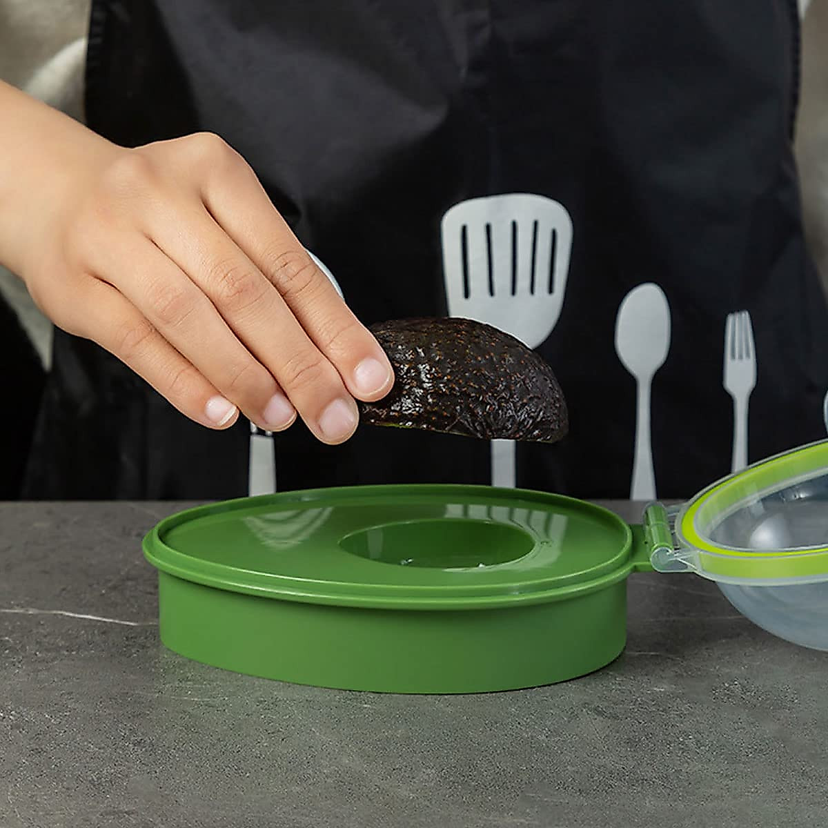 Floralis Club Refrigerator Keeper for Avocado Saver and Keeper for Avocado Container Saver Holder for Avocado Storage