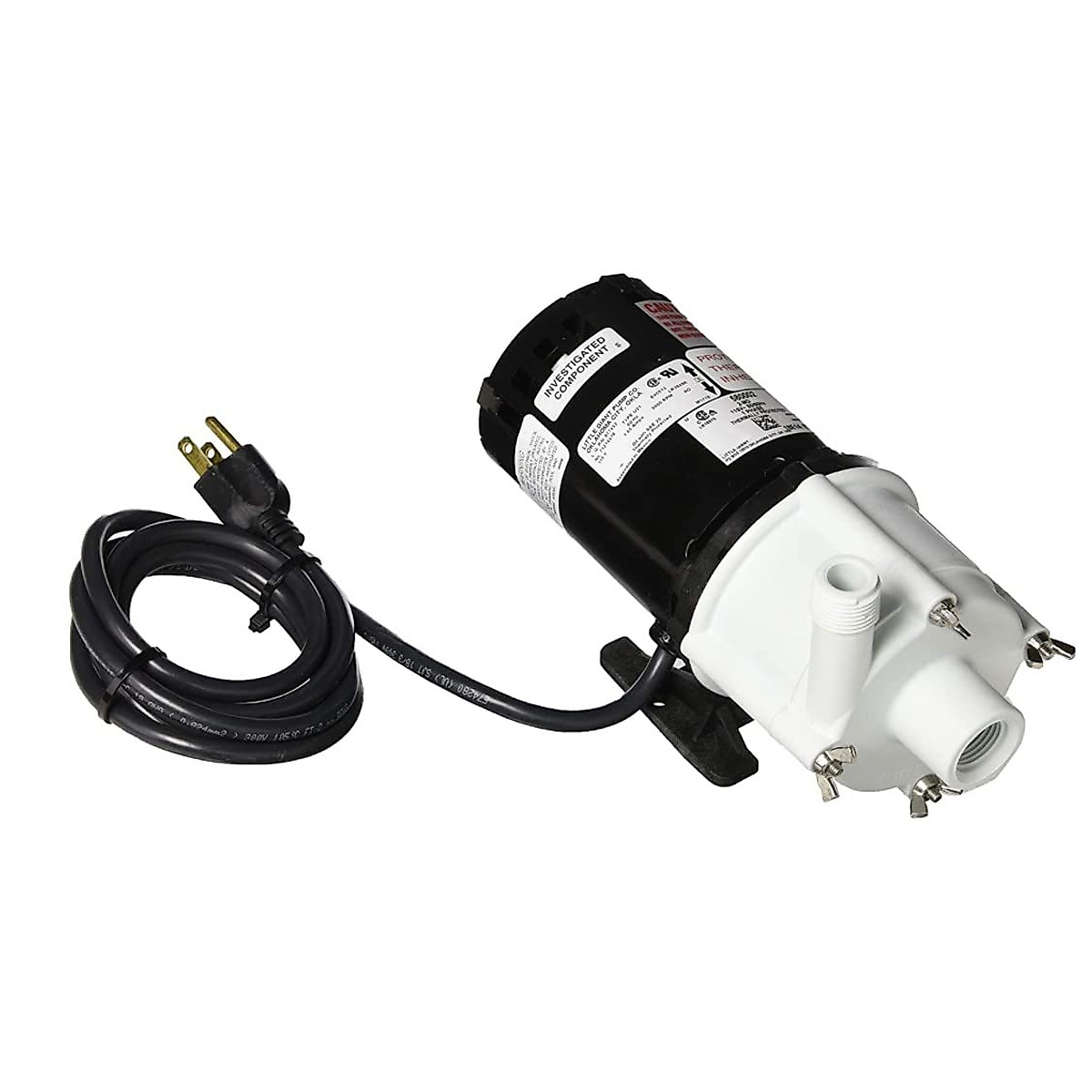 Little Giant 2-MD 1/30 HP 115-Volt, 510 GPH Magnetic Drive Pump, 6-Foot Power Cord, Black, 580002