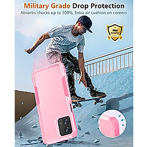 JXVM for Moto G-Power/G-5G 2023 Case: Dual Layer Heavy Duty Tough Rugged Lightweight Slim Shockproof Protective Phone Case | Durable Phone Cover for Motorola G Power & G 5G 6.5inch 2023 (Girly Pink)