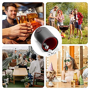 Dice Cup Pu Leather Dice Storage Tool Fashion Felt Lining Quiet Dice Shaker for Enjoy with Friend and Family in Party(5 dice Included)