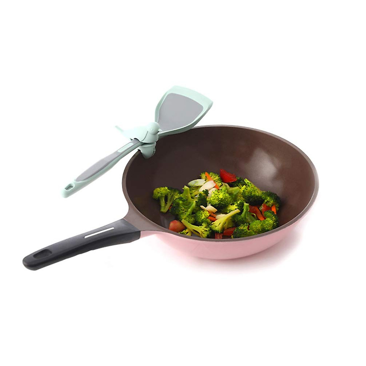 Hemoton Pot Lid Holder, Bird Shape Silicone Lid Lifters, Pot Lid Lifts, Spill-Proof Lid Lifters for Soup Pot, Lid Lifter for Pots and Pans Lid Stand Heat Resistant Holder, Kitchen Cooking Tools(Green)