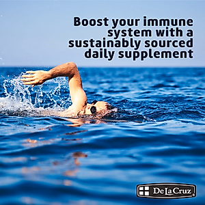 De La Cruz Cod Liver Oil Liquid - Pure Wild-Caught Icelandic Fish Oil 4 FL OZ (118 mL)