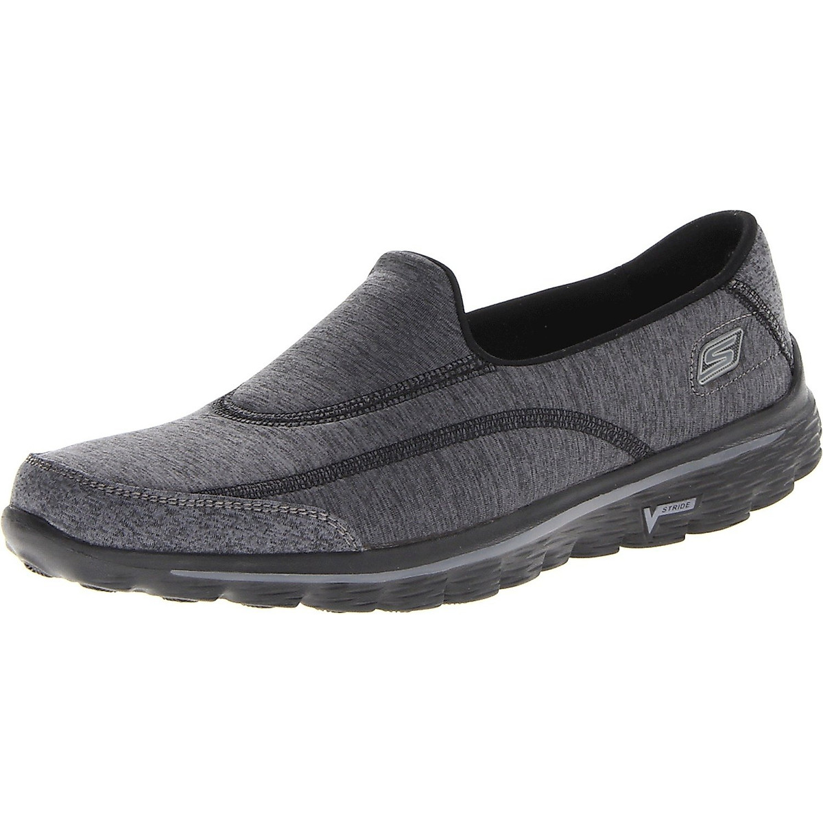 Skechers Performance Women's Go Walk 2 Circuit Slip-On Walking Shoe,Black,7.5 M US