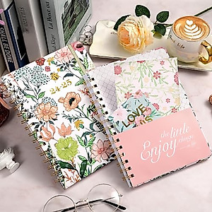 2024-2025 Academic Planner – Weekly ＆ Monthly Planner from Jul. 2024 – Jun. 2025, 6.4" x 8.5" with Tabs, Flexible Hardcover, Thick Paper, Strong Twin-Wire Binding, Back Pocket, Inspirational Quotes