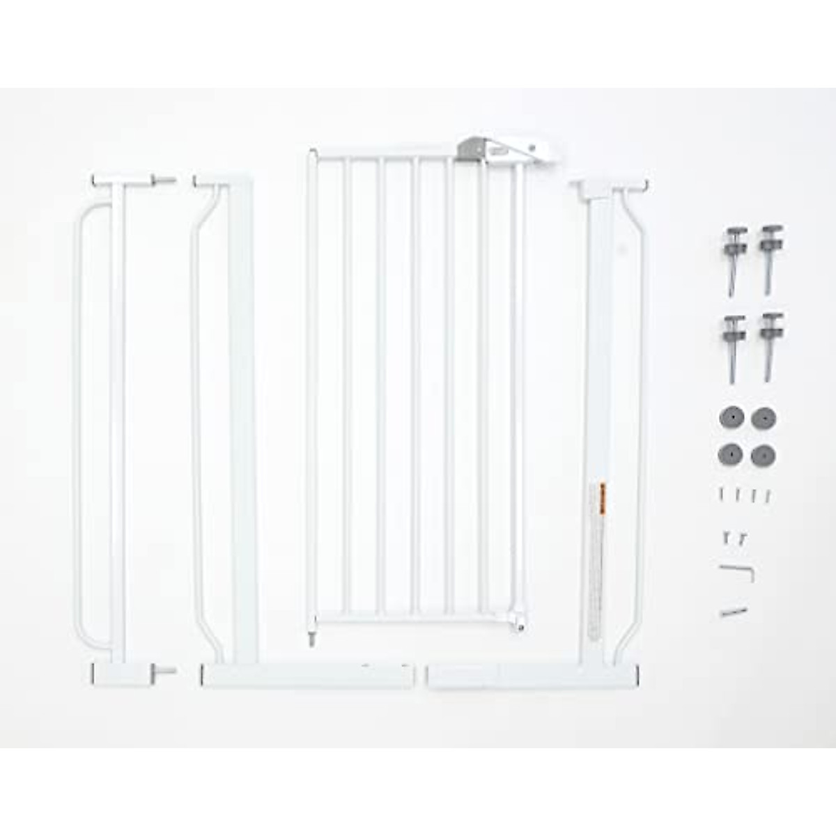 Regalo Easy Step 36" Extra Tall Walk Thru Baby Gate, Includes 4-Inch Extension Kit, 4 Pack of Pressure Mount Kit and 4 Pack Wall Cups and Mounting Kit, Pack of 1