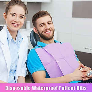 Mekupeu 125 PCS Disposable Waterproof Tattoo Table Covers Dental Bib Sheets Cloths Tattoo Supplies 13" x 18" inch (Pink)