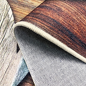 Abeigoi Laundry Room Rug Runner 2X6Ft Long Laundry Mat for Floor Thin Wood Printed Farmhouse Kitchen Mat for Floor Nonslip Washable Rug Washhouse Sink Mat Fun Room Mat for Laundry Decor