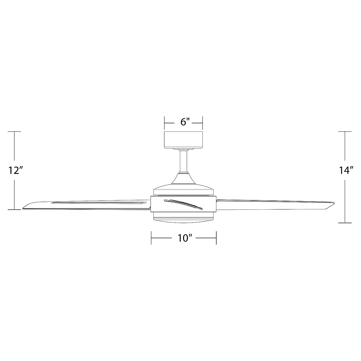 WAC Smart Fans Mod Indoor and Outdoor 3-Blade Ceiling Fan 54in Matte Black Distressed Koa with 3000K LED Light Kit and Remote Control works with Alexa and iOS or Android App