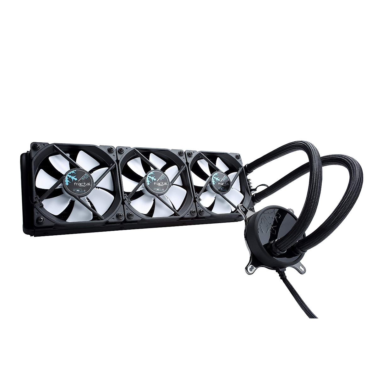 Fractal Design Celsius S36-360 mm Radiator - Silent Liquid CPU Cooler - PWM - Intelligent Controls - 3X Fractal Design Dynamic X2 PWM GP-12 120Mm Silent Fans Included - 1/4" Fitting - Black