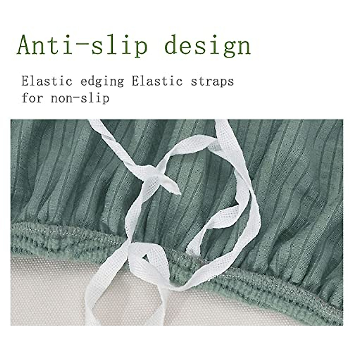 IMYOGI High Stretch Sofa Covers Jacquard Stylish Sofa Cover Machine Washable Anti Slip Couch Covers Solid Color Sofa Slipcovers Sofa Cover for Living Room -Blue-4 Seater(235-300cm)