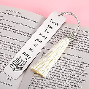 Thank You Bookmark Retirement Gifts for Women Men Book Lovers Graduation Christmas Birthday Thanksgiving Teachers Day Going Away Leaving Gifts for Teacher Tutor Coworkers Colleagues Best Friends
