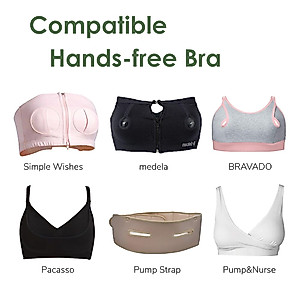 2X 22 mm Maymom Two-Piece Wide Neck Pump Parts Compatible with Spectra S1,Spectra S2 Pumps and 2 Valves; Incl Wide Mouth Flanges; Not Original Spectra Flange; (22mm Flange with Valve)