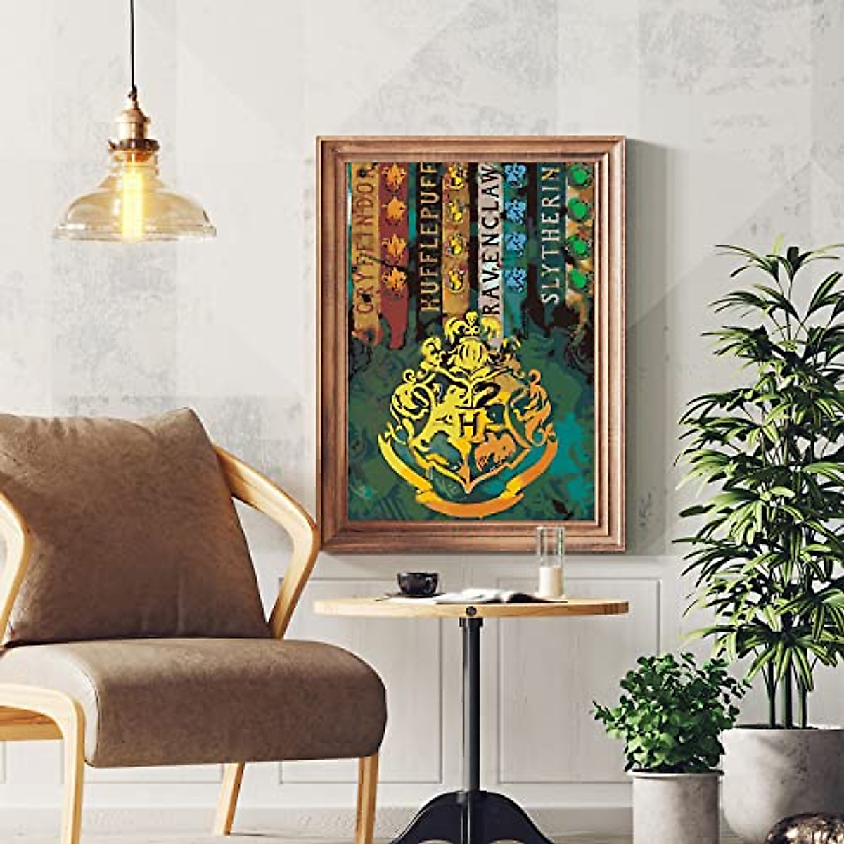 HOIYLDS Paint by Numbers for Adults - DIY Paint by Number for Adults Beginner Easy Acrylic Watercolor Number Painting Canvas Arts for Adults, Oil Painting Paint-by-Number Kits 16x20inch