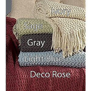 Brielle Winding Wave Throw, Sage