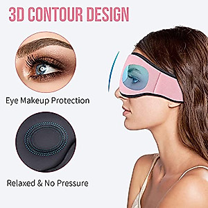 MUSICOZY Ear Warmers Earmuffs Sleep Headphones Bluetooth Headband Eye Mask Sleeping Earbuds for Winter Side Sleepers Workout Running Insomnia Travel Yoga Office Cool Gadgets Tech Unique Gifts, 2 Pack