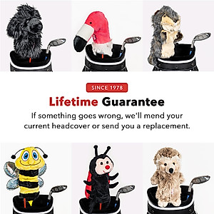 Daphne’s Gopher Hybrid Headcover | Premium Hybrid and Fairway Wood Headcovers | Funny Golf Club Covers | Stylish Protection for Your Clubs | Men's Golf Gear | Hybrid Headcover for Men and Women