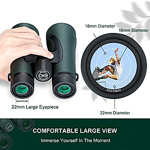 12X50 Professional HD Binoculars for Adults with Phone Adapter, High Power Binoculars with BaK4 prisms, Super Bright Lightweight & Waterproof Binoculars Perfect for Bird Watching, Hunting, Stargazing