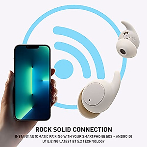 ADVANCED SOUND GROUP ADV. Sleeper TWS Silicone ANC True Wireless Earbuds for Sleeping, Low Profile Unibody Designed for Side Sleepers