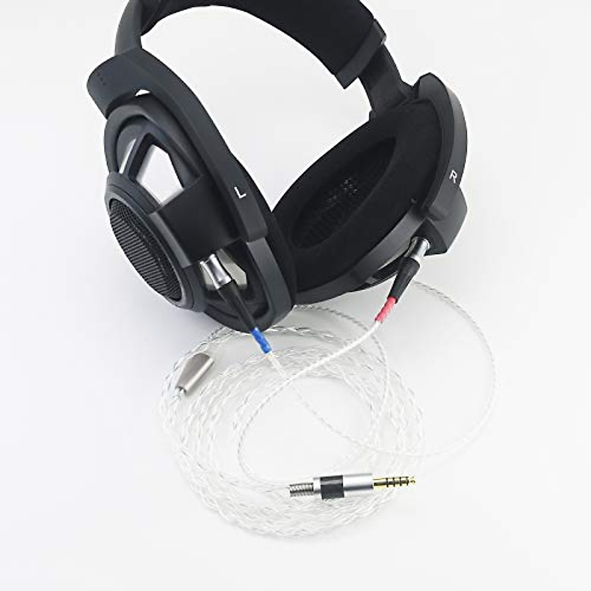 NewFantasia HiFi Cable with 4.4MM Balanced Male Compatible with Sennheiser HD800, HD800S, HD820 Headphones Compatible with Sony WM1A, NW-WM1Z 2m/6.6ft