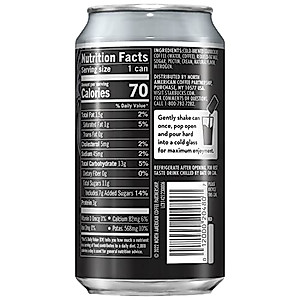 Starbucks - RTD Coffee Nitro Cold Brew, Splash of Sweet Cream, 9.6oz 8pk, Brown