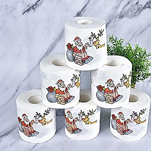 Christmas Printing Toilet Paper Old Man Christmas Pattern Printing Printing Series Toilet Paper Paper Toilet Printing Paper