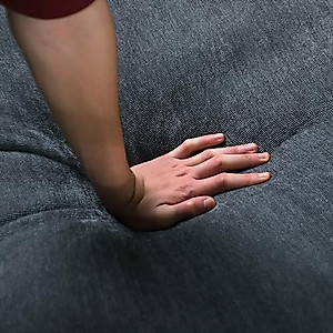 U-Shaped Chenille Upholstered Modular Sectional Sofa Oversized Deep Seat Reversible Chaises Cloud Couch Convertible Living Room Sleeper Sofabed with Movable Ottomans for Home, Apartment