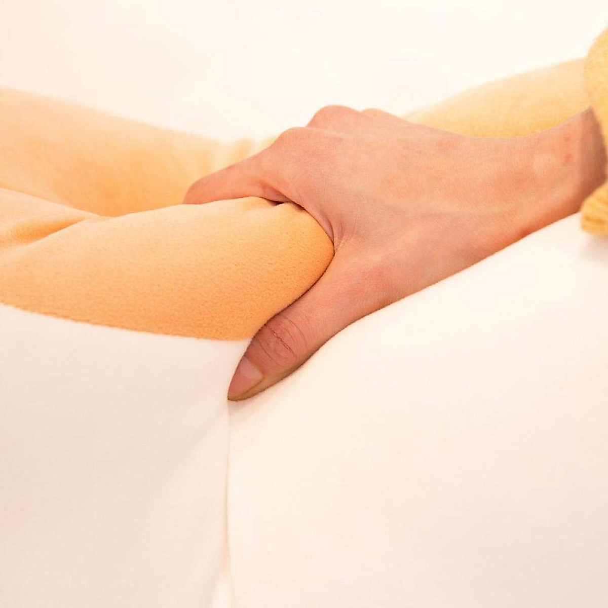 123Arts Cartoon Cat Soft Plush Long Throw Pillow Lifelike Animal Neck Pillow Plush Toy