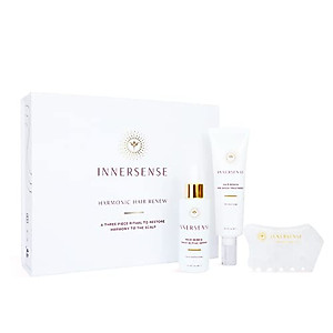 Innersense Organic Beauty - Natural Hair Renew Scalp Care Set | 3 Piece Kit For Optimal Hair Growth