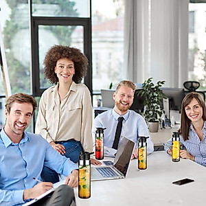 Dandat 6 Pcs 21oz Team Water Bottle Bulk Employee Appreciation Gifts Bulk Water Bottle May You Be Proud Sign Gift for Coach Athlete Team Portable Sports Supplies(Gray)