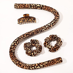 IVYU Tiktok Hair Curlers Rollers For Long Heatless Curling Rod Headband Ribbon No Heat Hair Roller Kit Tool You Can Sleep In Soft Foam Curling Rods Hair Rollers Overnight for Women