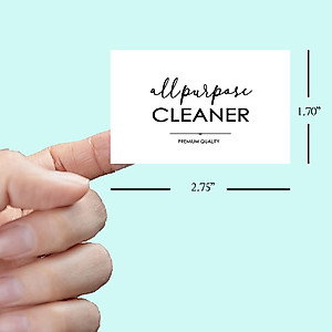 Minimalist Laundry Room Labels, Modern Cleaning Label for Containers, Waterproof Home Storage Organization Washroom Decal Stickers (Laundry Room 10 Pack)