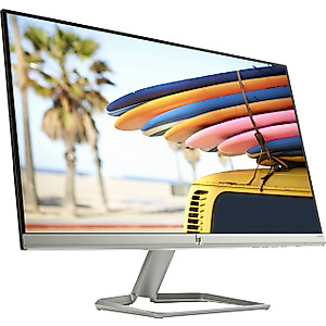HP 24Fwa 23.8-Inch Display with Audio (4TB29AA#ABA, Silver/White)
