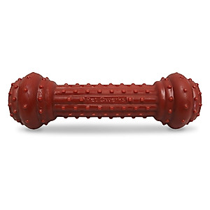 Pet Qwerks Bongo BarkBone - Nylon Dog Bone for Aggressive Chewers - Prime Rib Flavor - Large