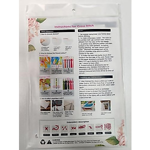 Awesocrafts Cross Stitch Kits, Quotes Praise God from Whom All Blessings Flow Easy Patterns Cross Stitching Embroidery Kit Supplies Christmas, Stamped or Counted (Praise God, Stamped)