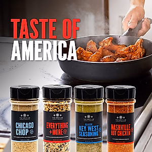 The Spice Lab Taste of America Spices and Seasonings Ultimate Grilling Set - Gift Kit for Cooking, Air Fryers & Men - Made in the USA