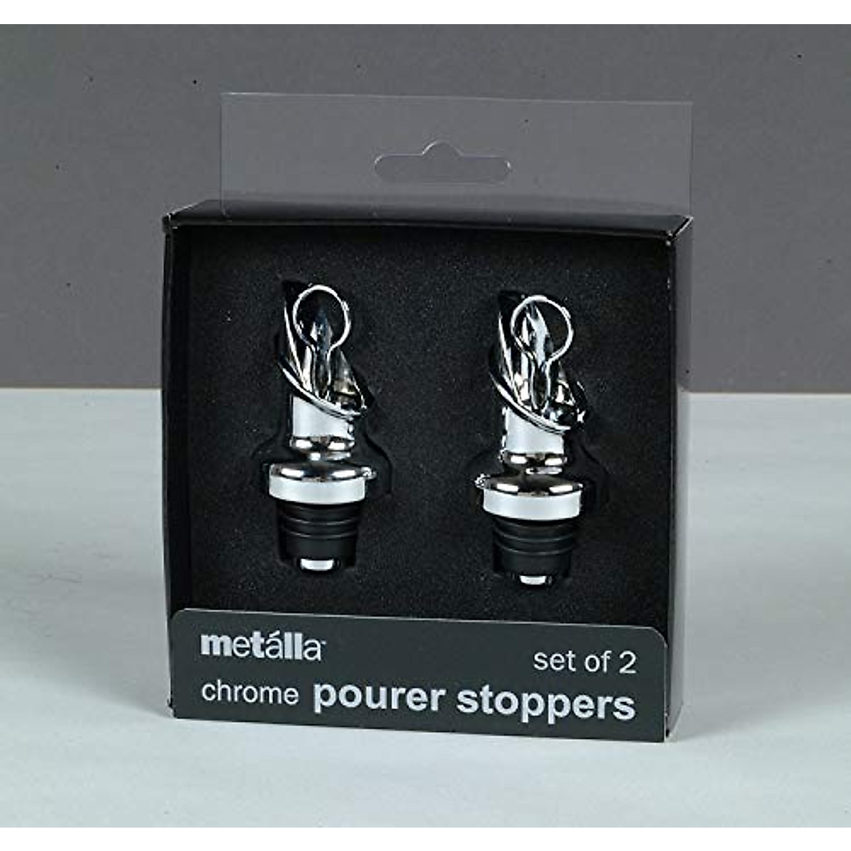 Prodyne Wine Pourer/Stopper, Set of 2